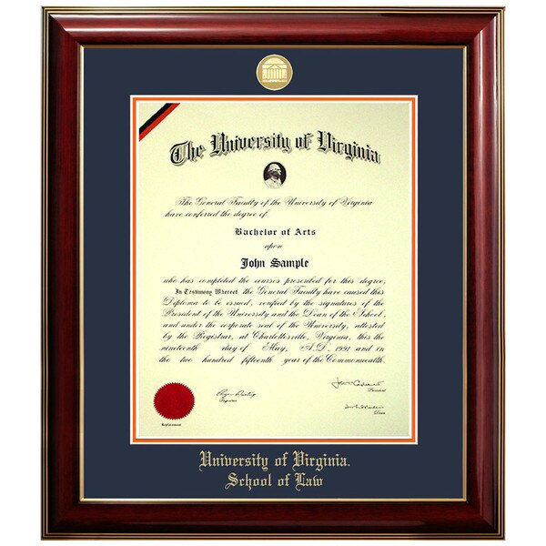 Law Diploma Frames | UVA Bookstores